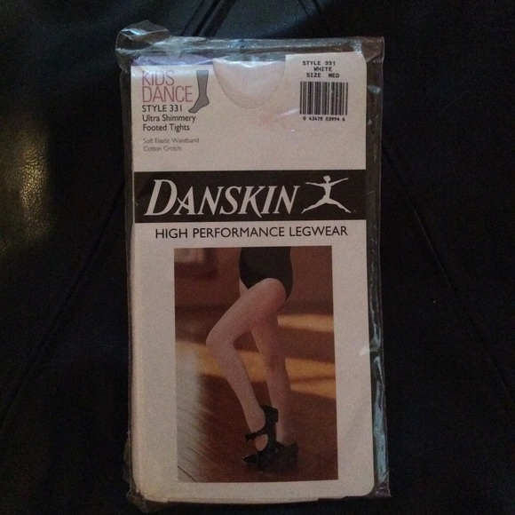 Danskin | Costumes | 325 Danskin Ultra Shimmery Footed Tights Nwt ...